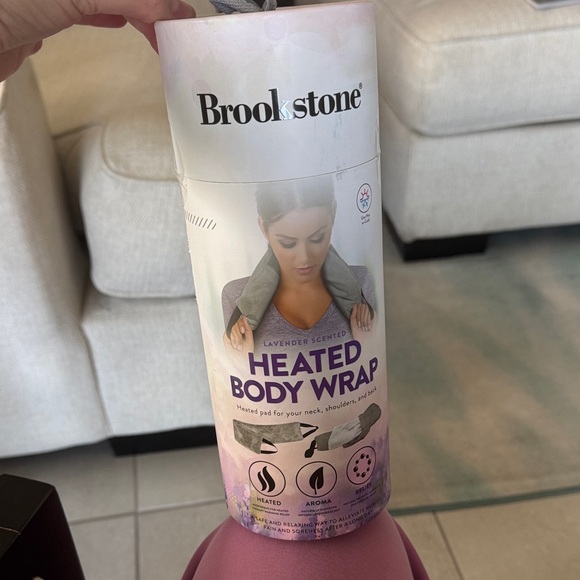 Brookstone | Other | Brookstone Lavender Heated Body Wrap Nwt | Poshmark